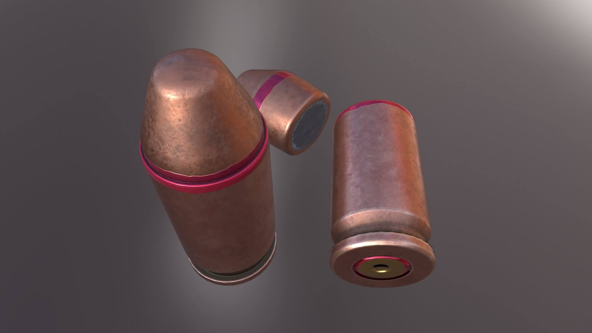 Cartridge 9x18 Mm - PMM 3D Model by Grishmanovskij Anton