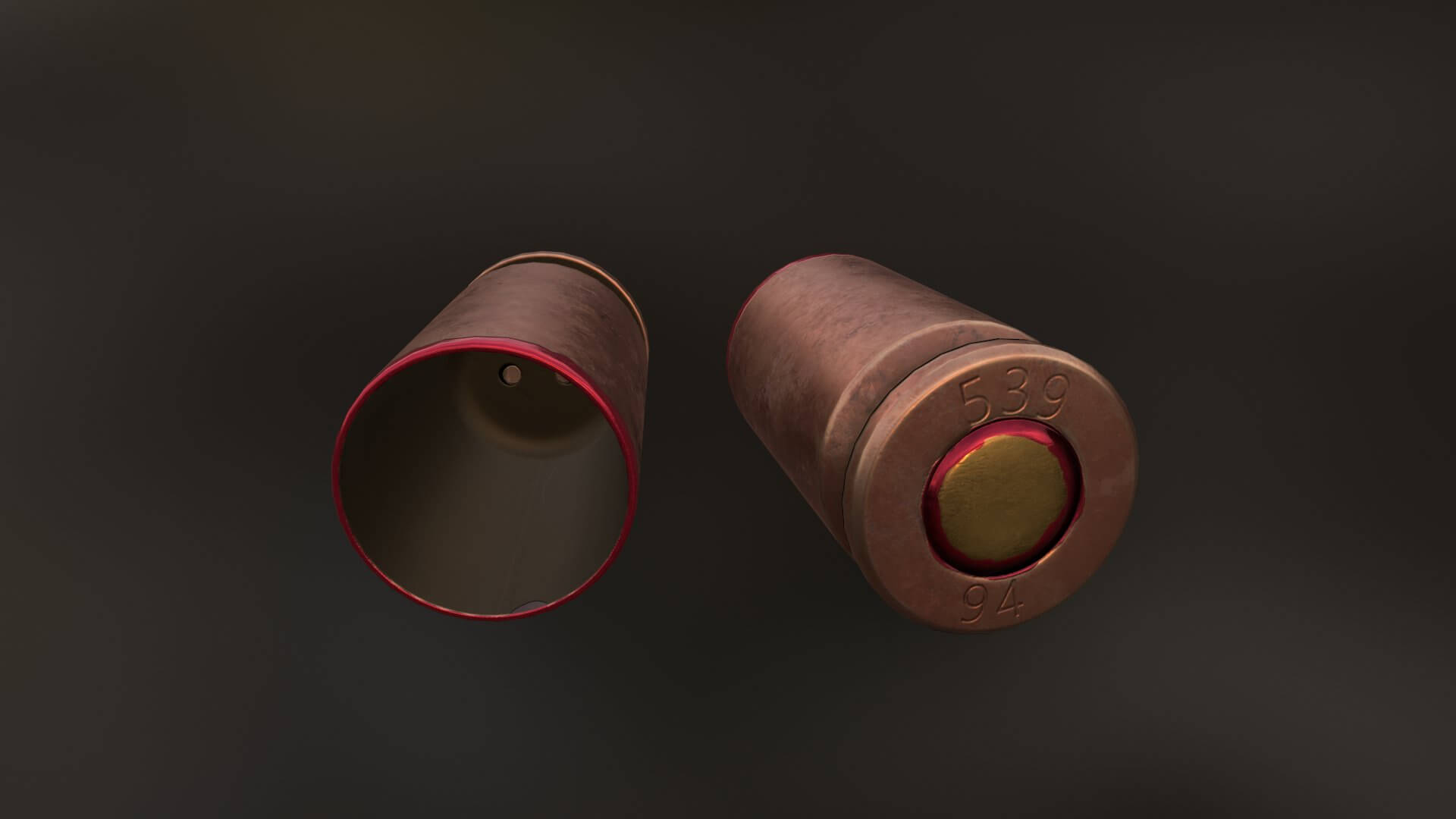 Cartridge 9x18 Mm - PMM 3D Model by Grishmanovskij Anton