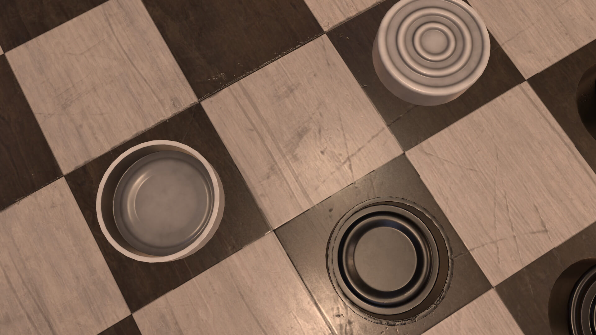 Wood Checkers - 3D Model by Grishmanovskij Anton