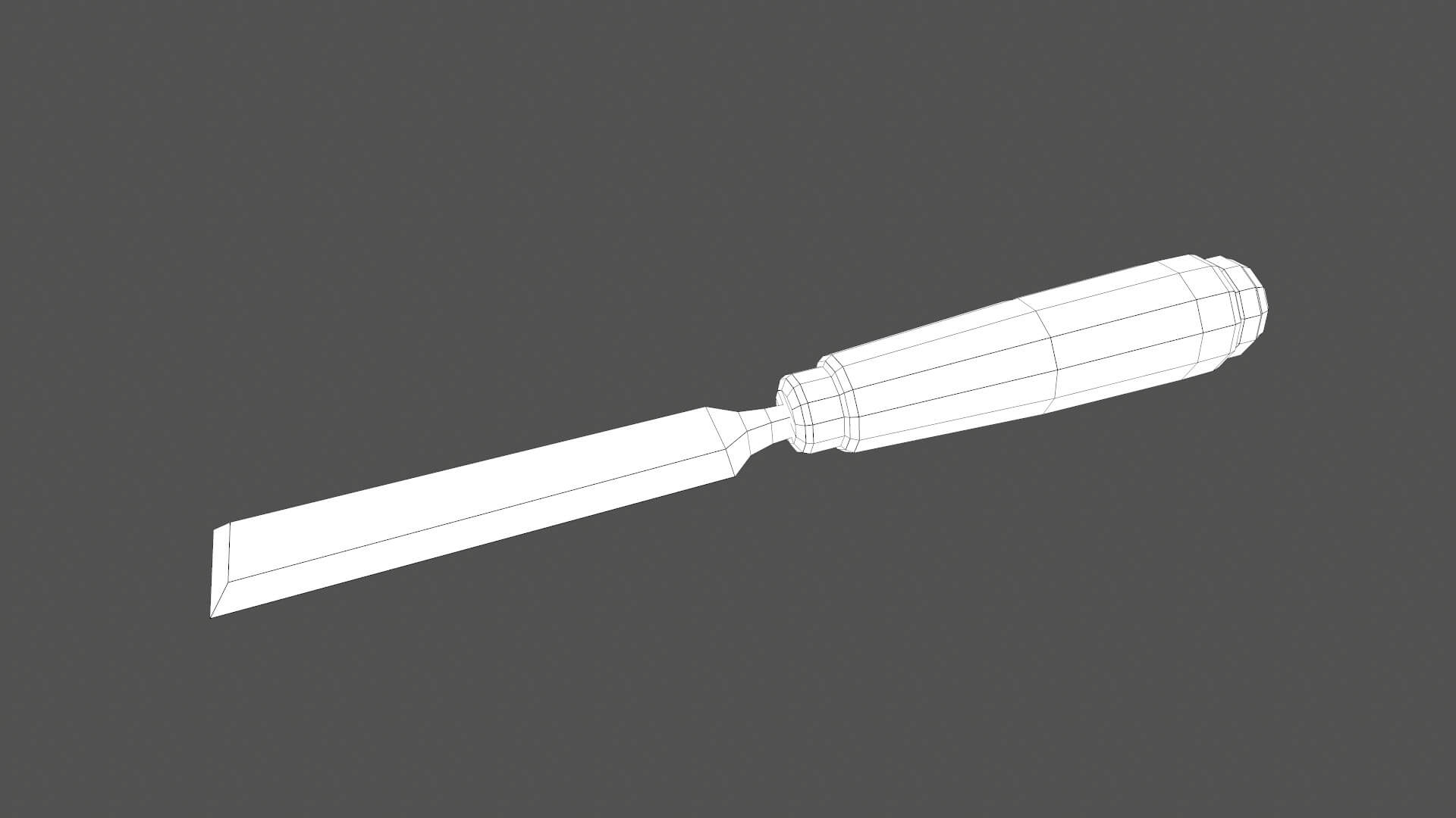 Chisel - 3D Model by Grishmanovskij Anton