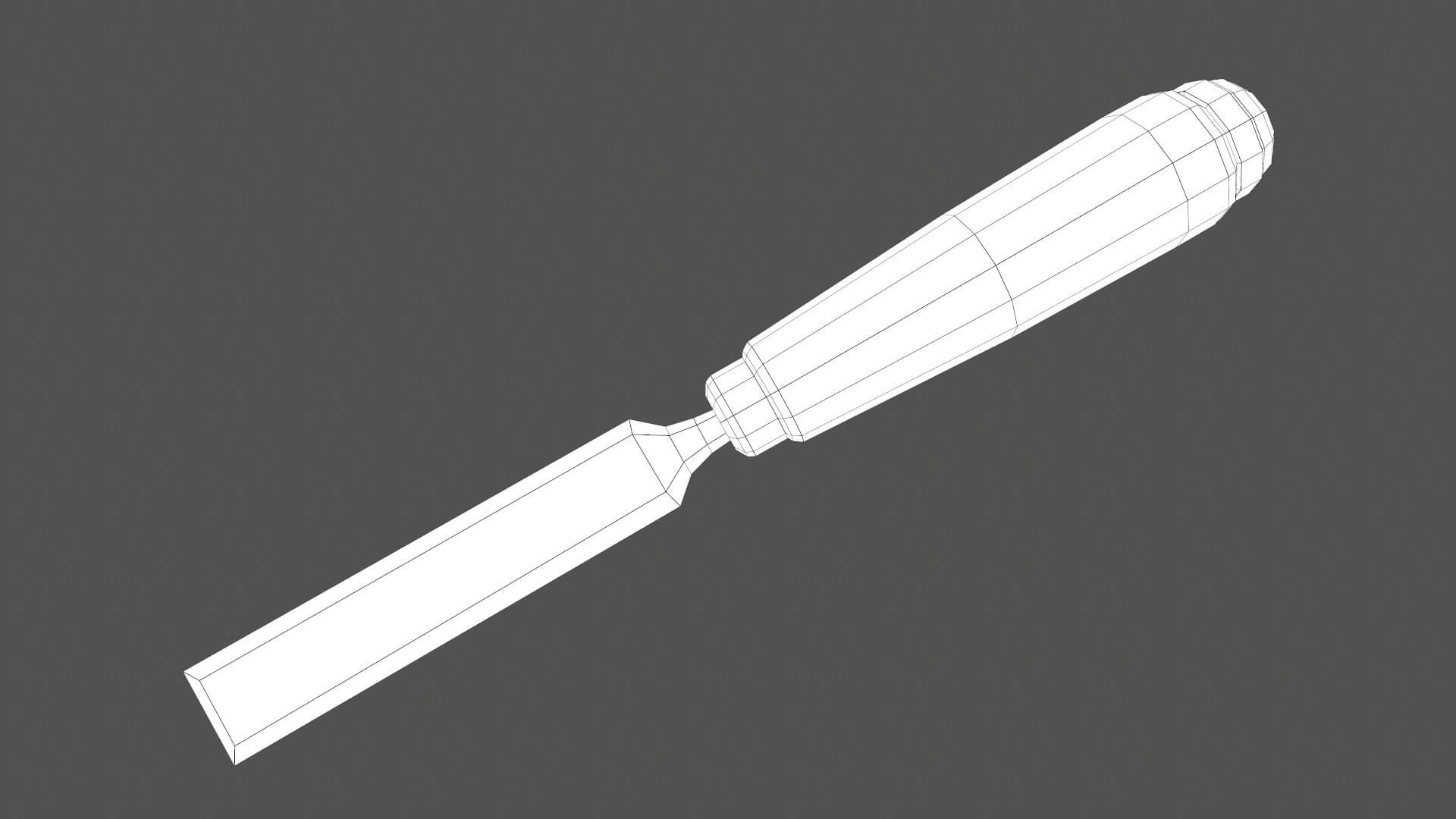 Chisel - 3D Model by Grishmanovskij Anton