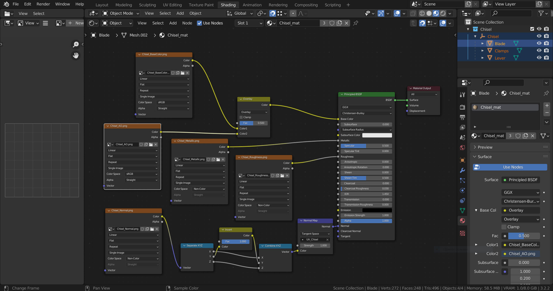 Chisel - 3D Model by Grishmanovskij Anton