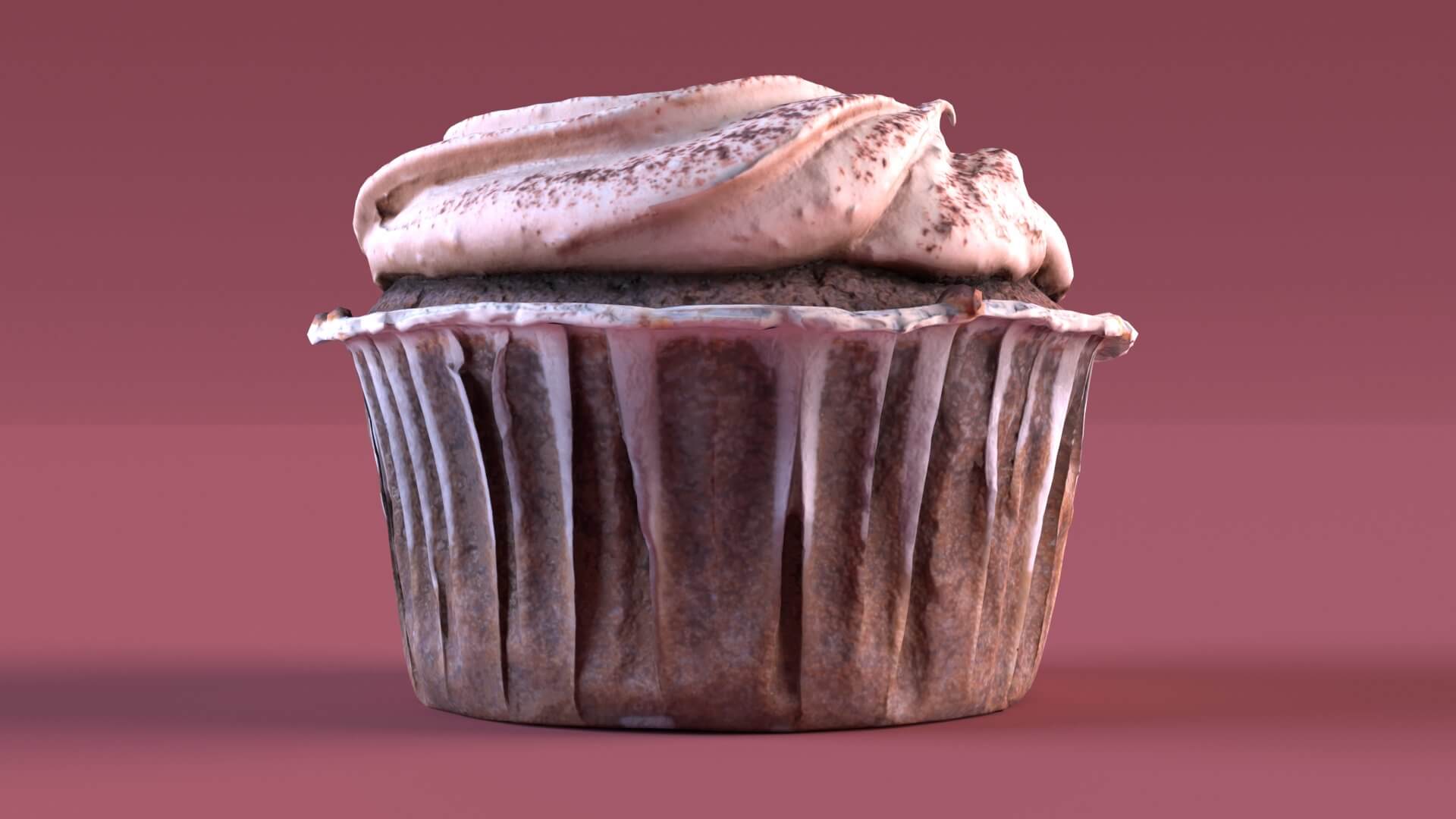 Chocolate Cake - 3D Model by Grishmanovskij Anton