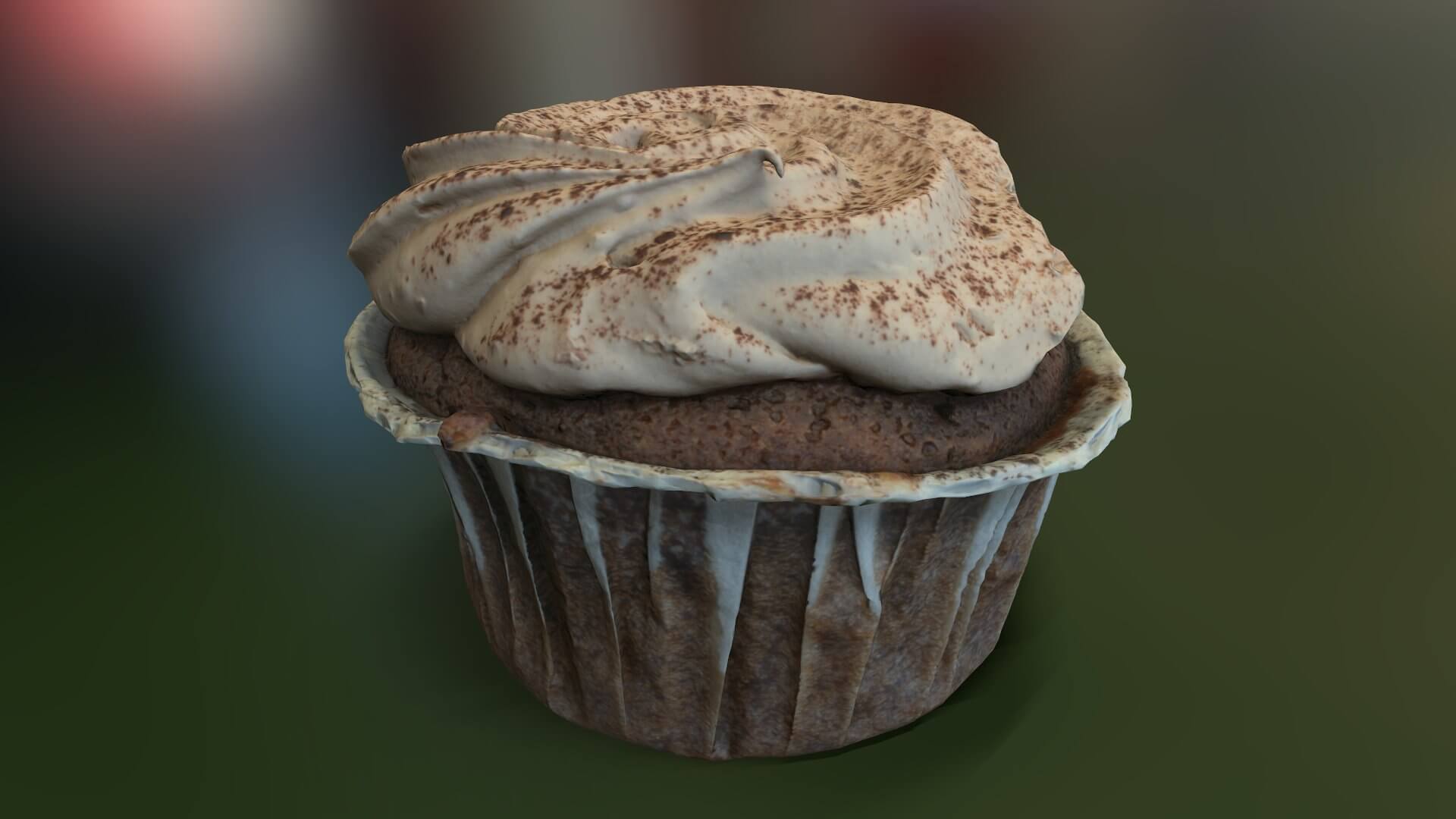 Chocolate Cake - 3D Model by Grishmanovskij Anton