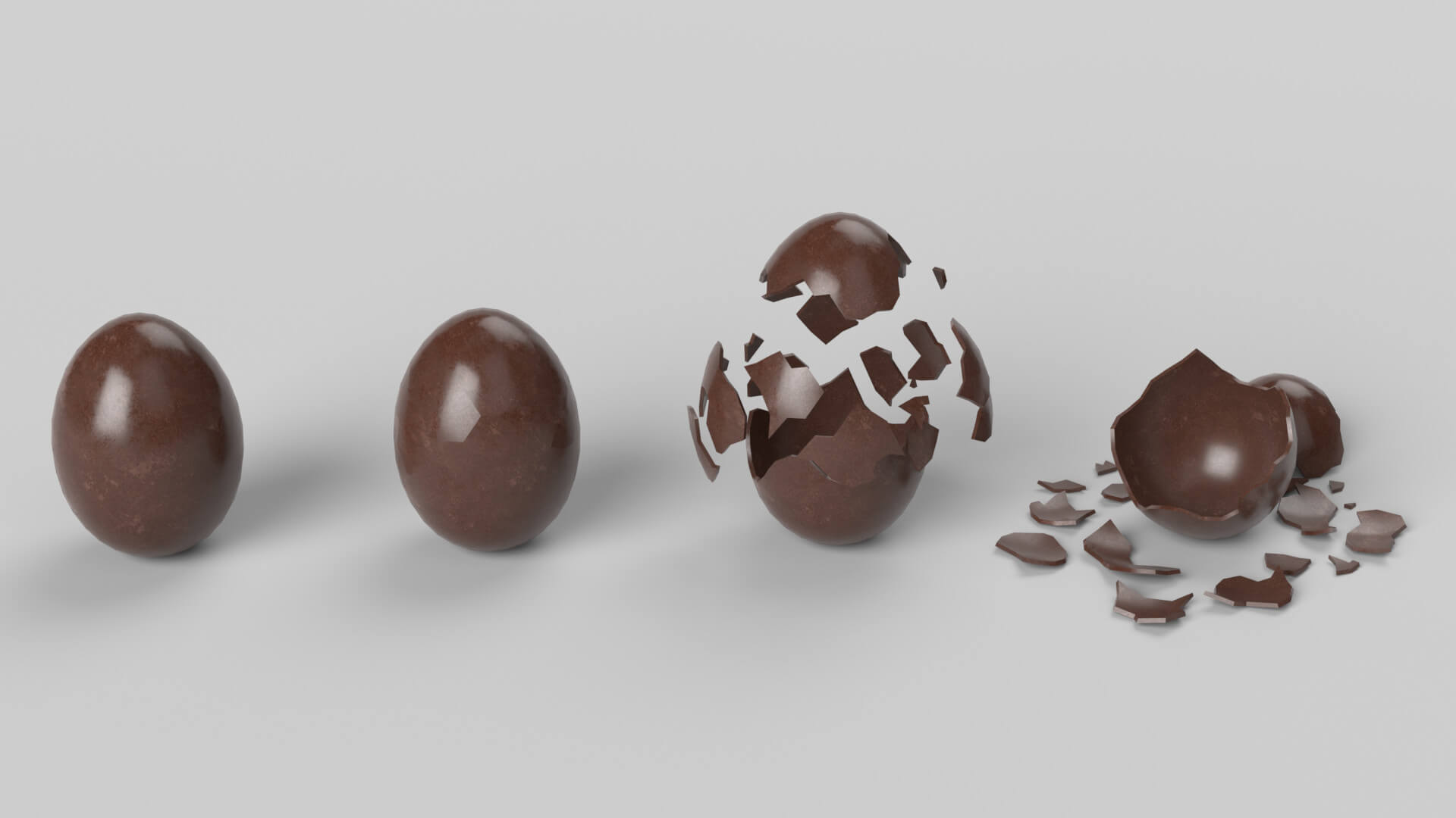 Chocolate Egg - 3D Model by Grishmanovskij Anton