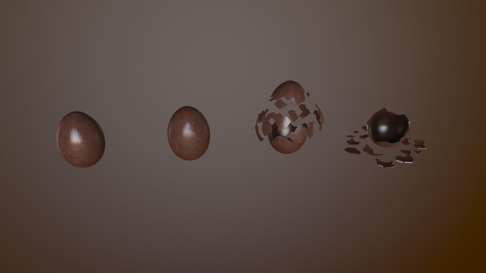 Chocolate Egg - 3D Model by Grishmanovskij Anton