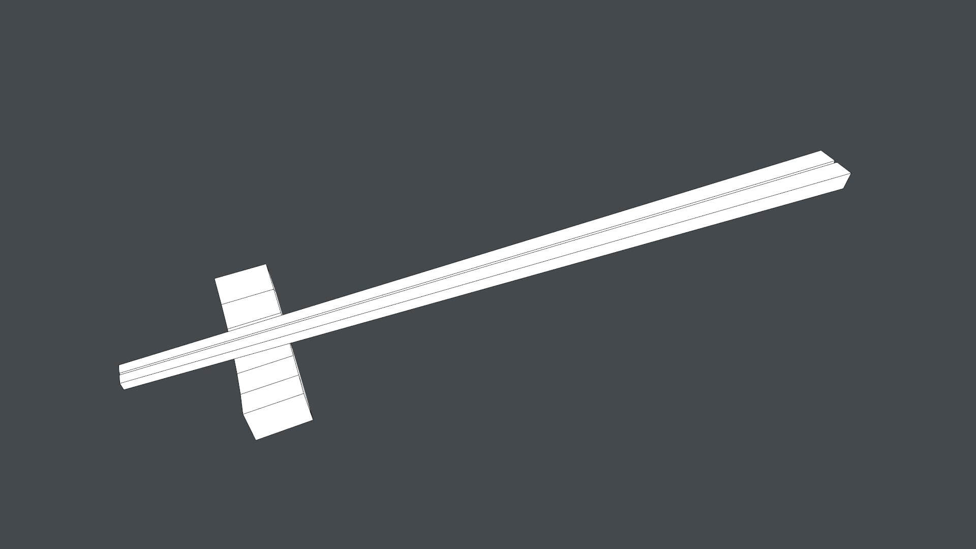 Chopsticks - 3D Model by Grishmanovskij Anton