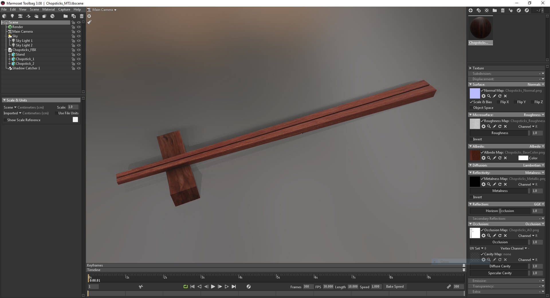 Chopsticks - 3D Model by Grishmanovskij Anton