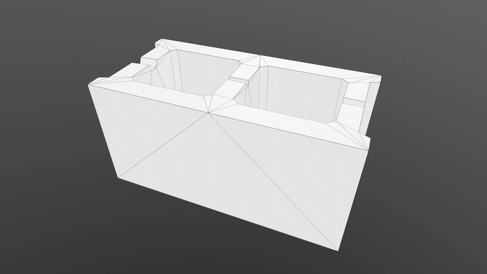 Cinder Block - 3D Model by Grishmanovskij Anton