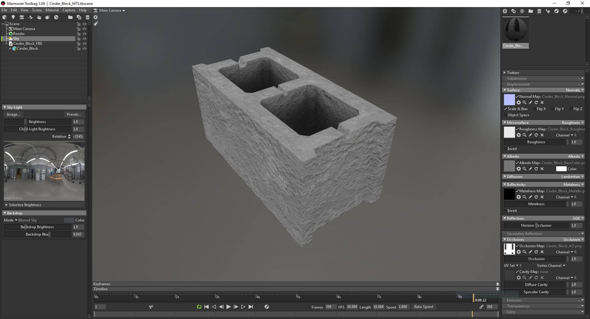Cinder Block - 3D Model by Grishmanovskij Anton