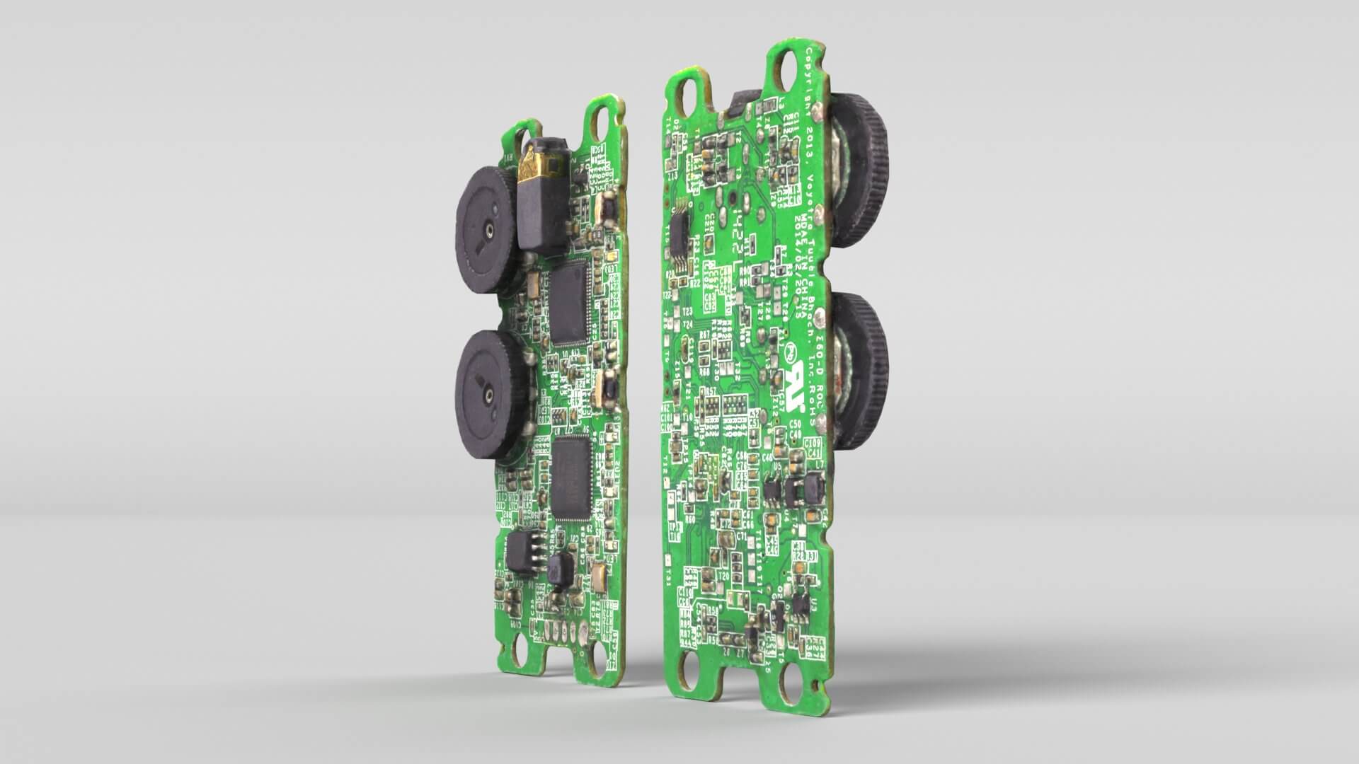 Circuit Board - 3D Model by Grishmanovskij Anton