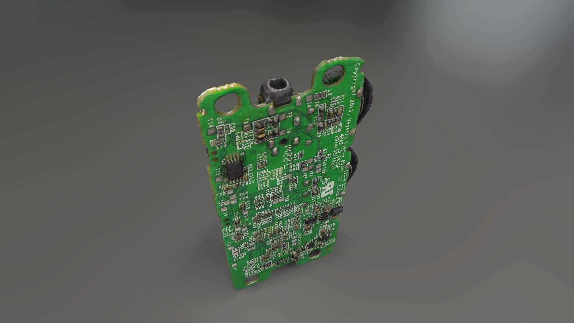 Circuit Board - 3D Model by Grishmanovskij Anton