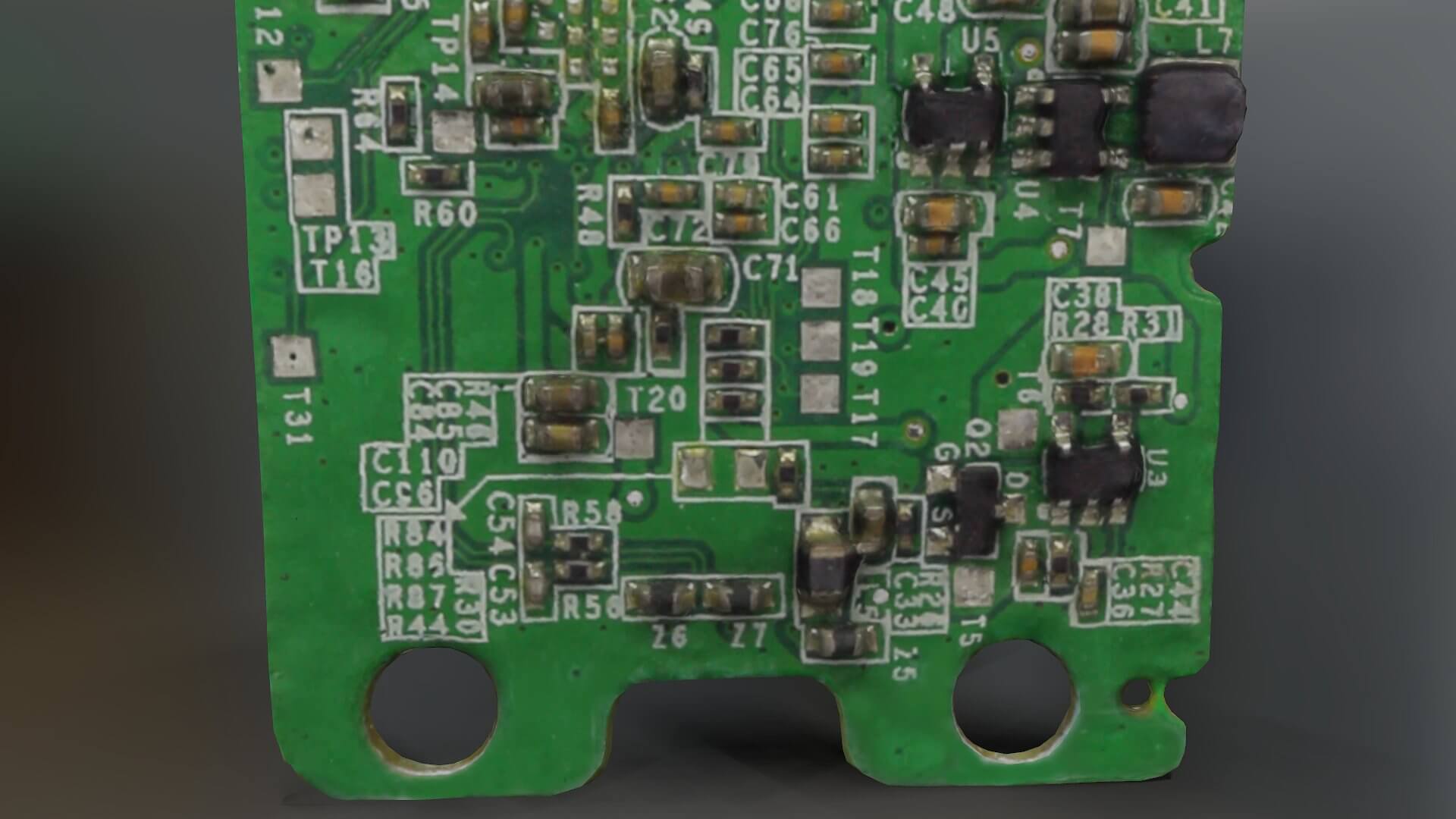 Circuit Board - 3D Model by Grishmanovskij Anton