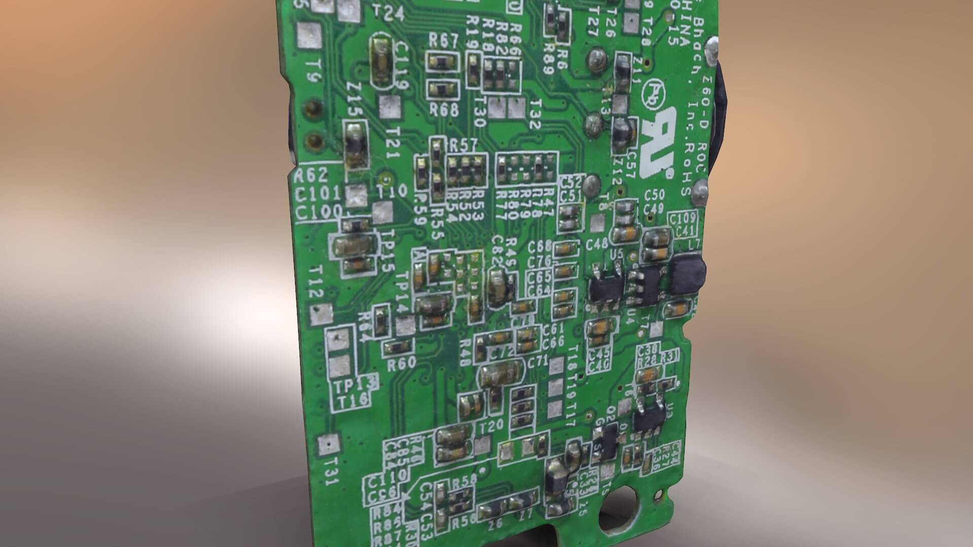 Circuit Board - 3D Model by Grishmanovskij Anton