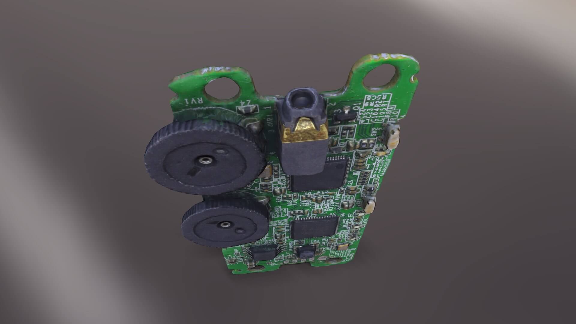 Circuit Board - 3D Model by Grishmanovskij Anton
