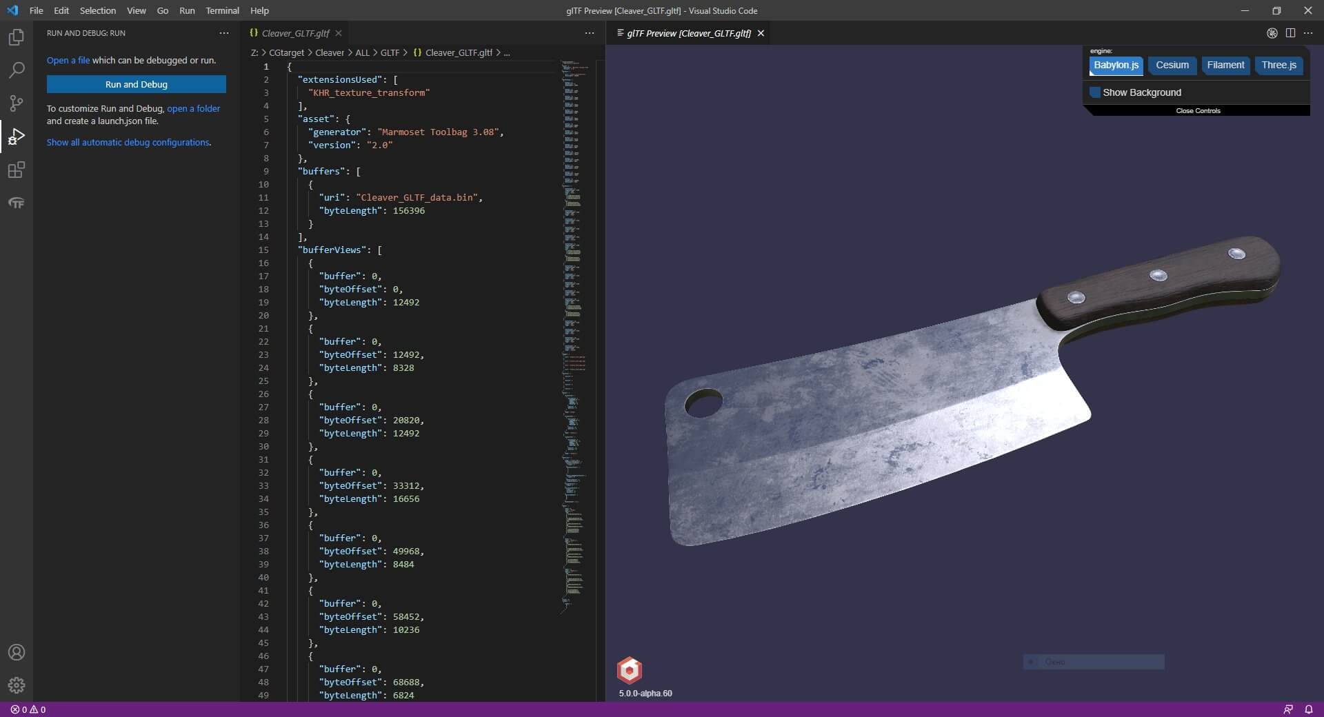 Cleaver - 3D Model by Grishmanovskij Anton