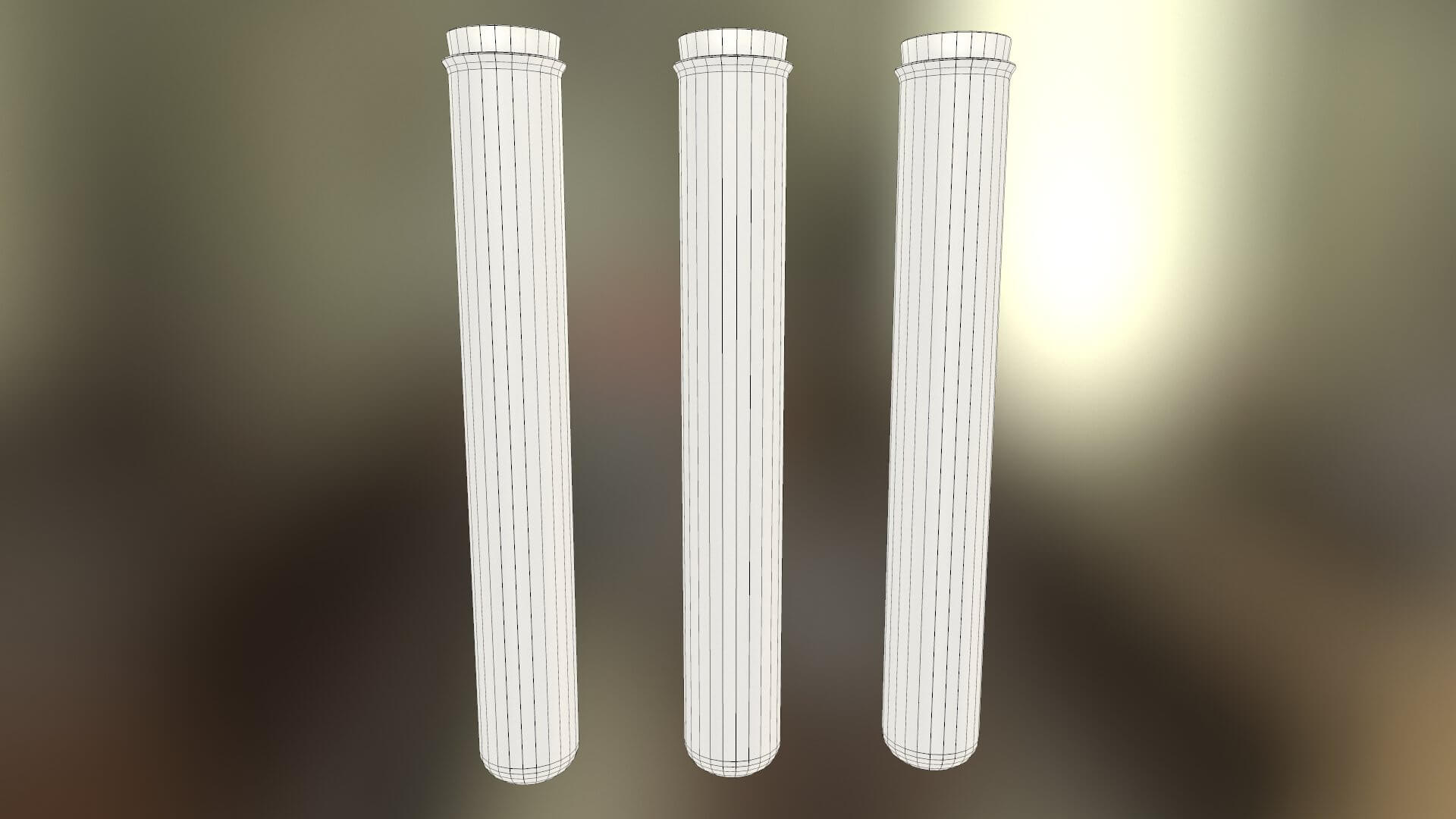 Colored Test Tubes - 3D Model by Grishmanovskij Anton