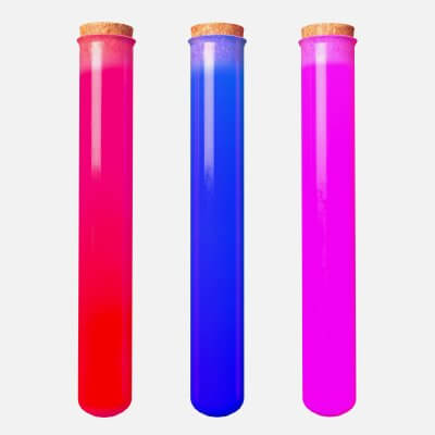 Colored Test Tubes - 3D Model by Grishmanovskij Anton