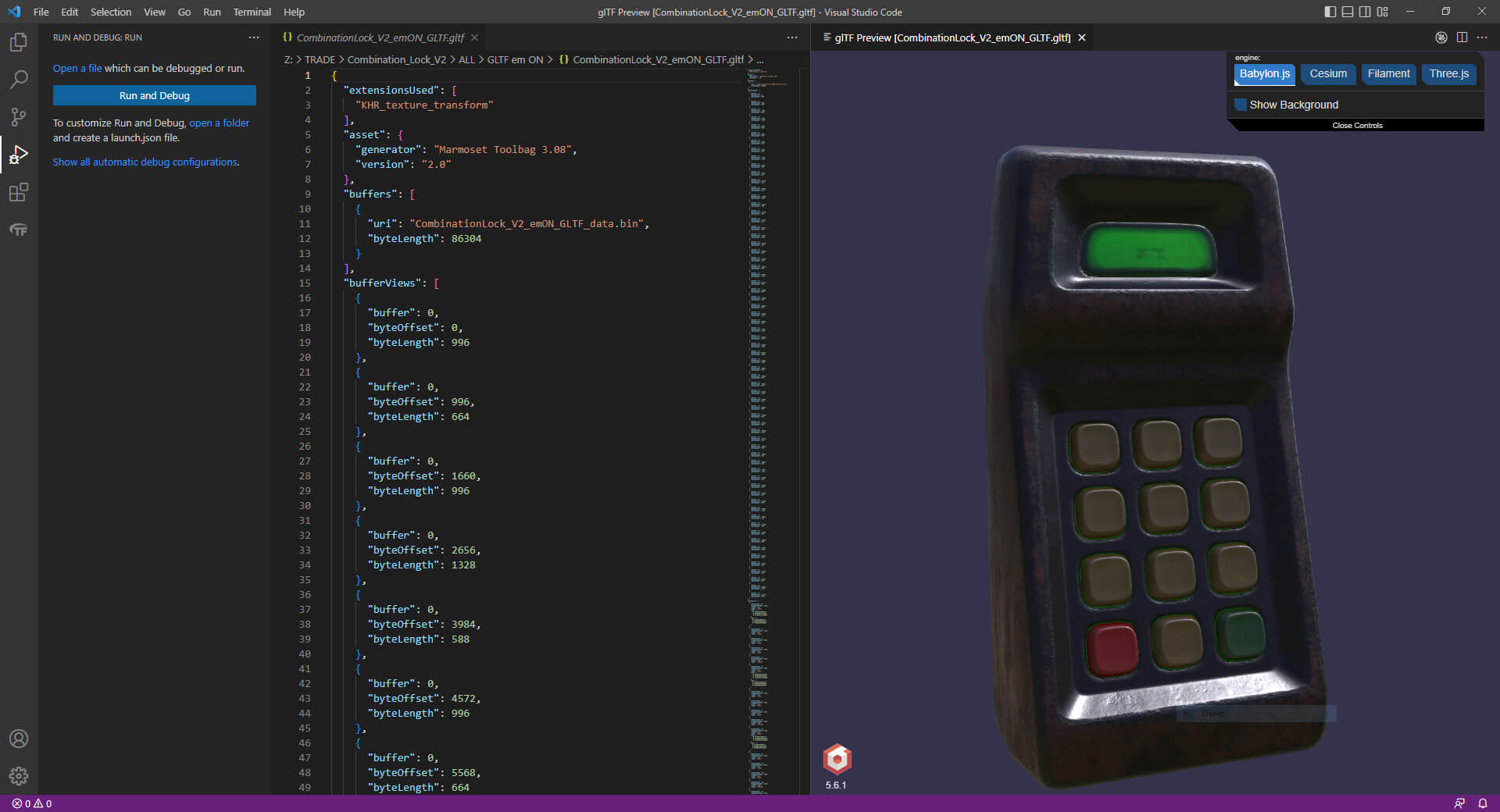 Keypad Lock V2 - 3D Model by Grishmanovskij Anton