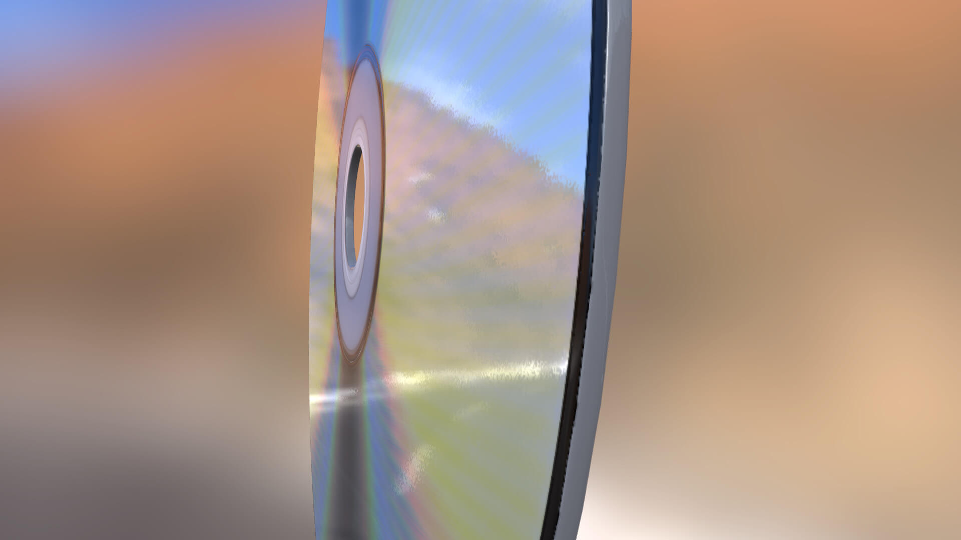 Compact Disc - 3D Model by Grishmanovskij Anton