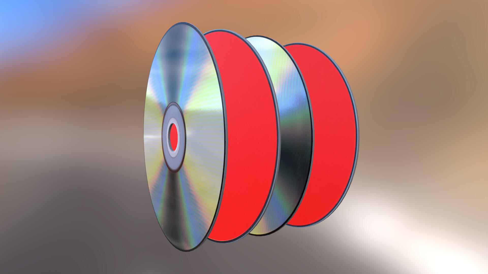 Compact Disc - 3D Model by Grishmanovskij Anton