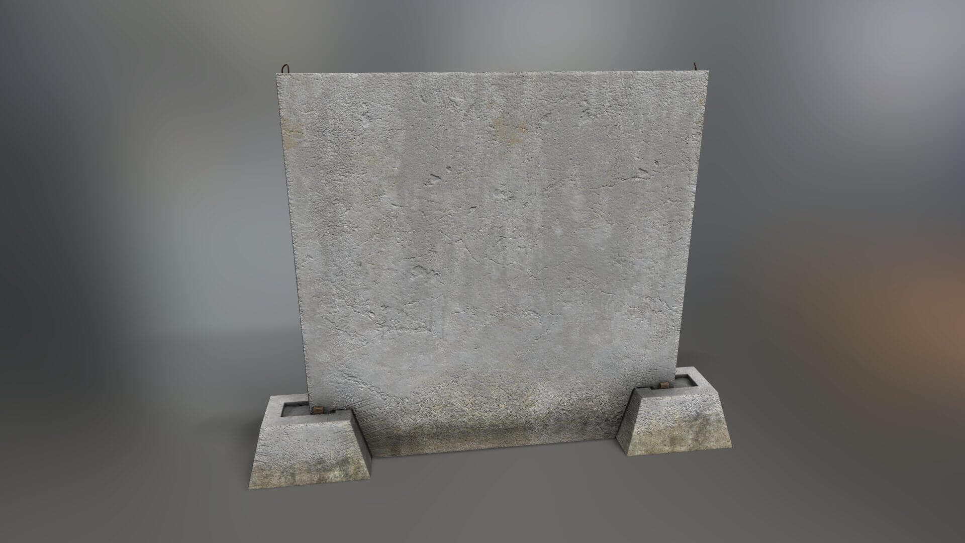 Concrete Fence Panel PO-2M 3D Model by Grishmanovskij Anton