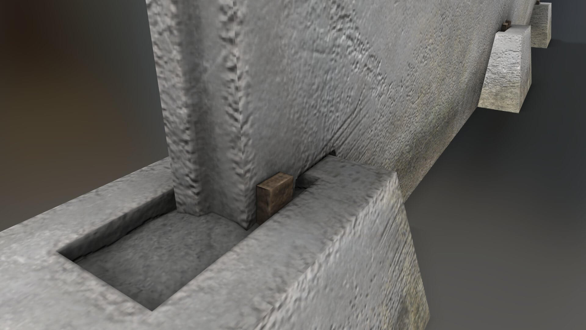 Concrete Fence Panel PO-2M 3D Model by Grishmanovskij Anton