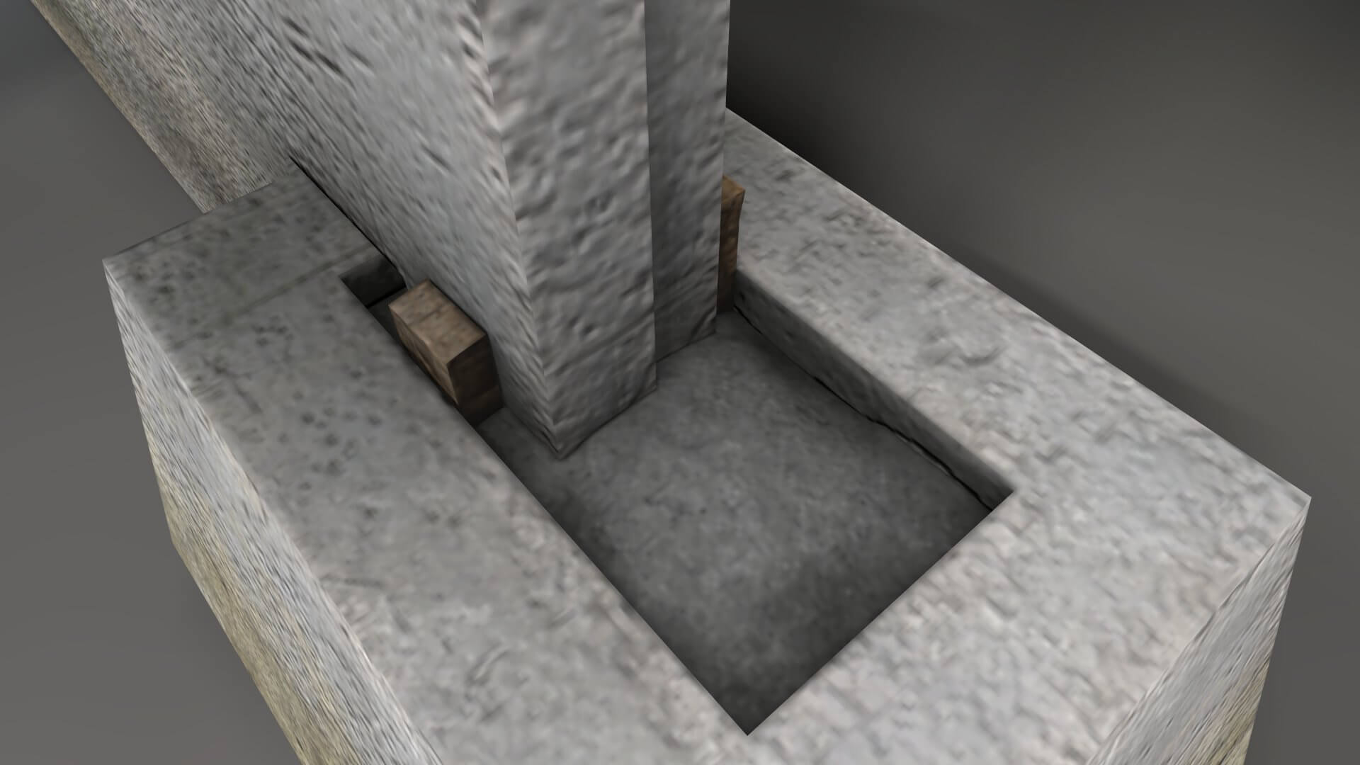 Concrete Fence Panel PO-2M 3D Model by Grishmanovskij Anton