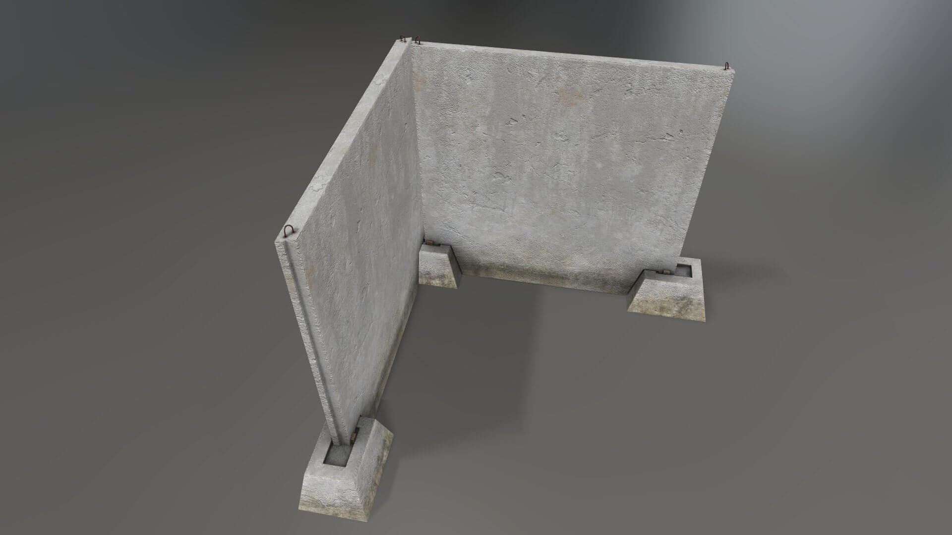 Concrete Fence Panel PO-2M 3D Model by Grishmanovskij Anton