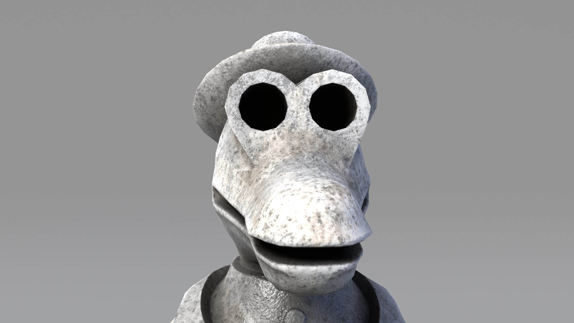 Crocodile Gena - 3D Model by Grishmanovskij Anton