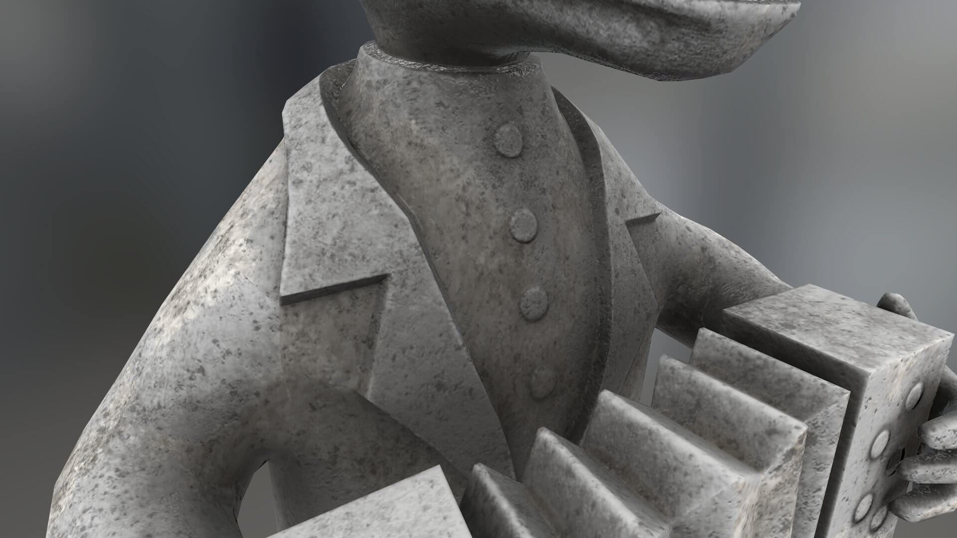 Crocodile Gena - 3D Model by Grishmanovskij Anton