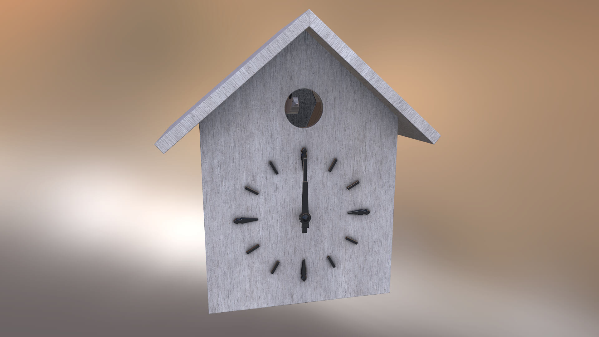 Cuckoo Clock - 3D Model by Grishmanovskij Anton