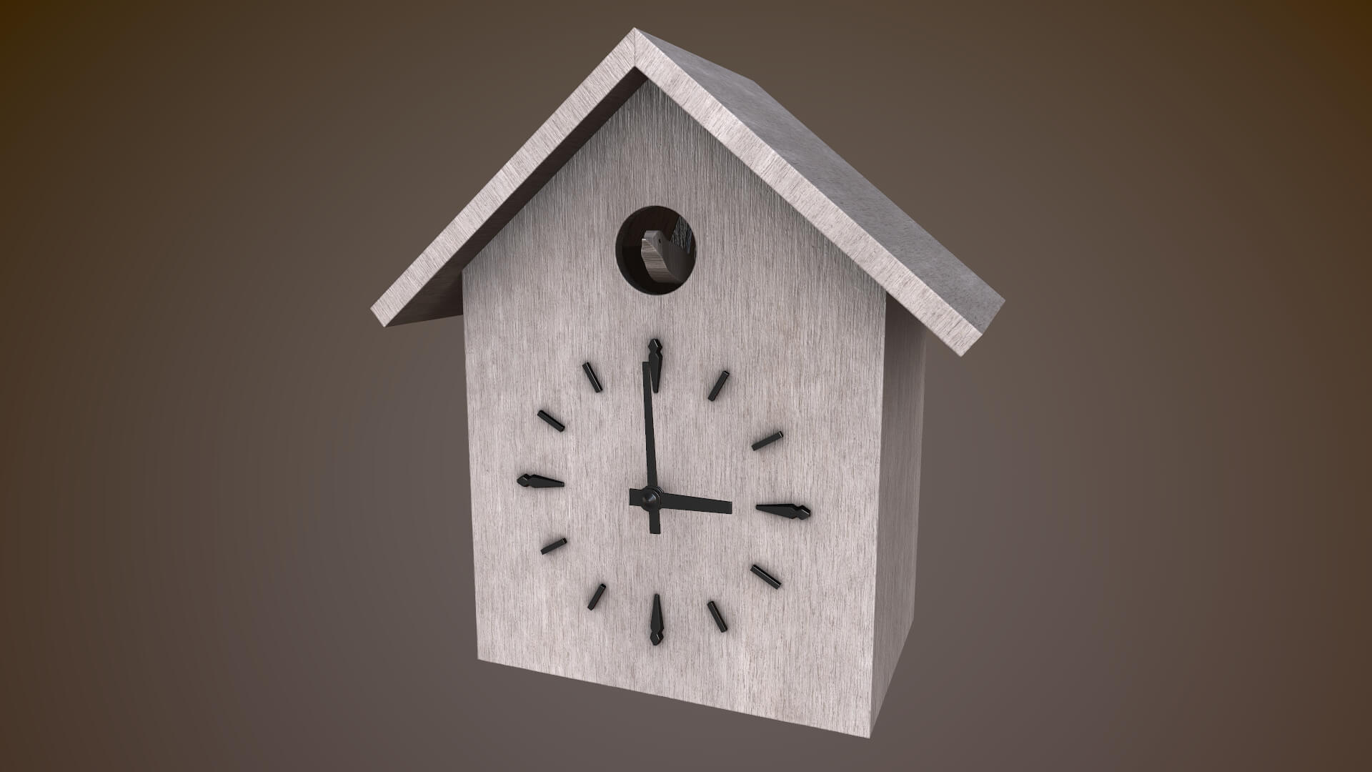 Cuckoo Clock - 3D Model by Grishmanovskij Anton
