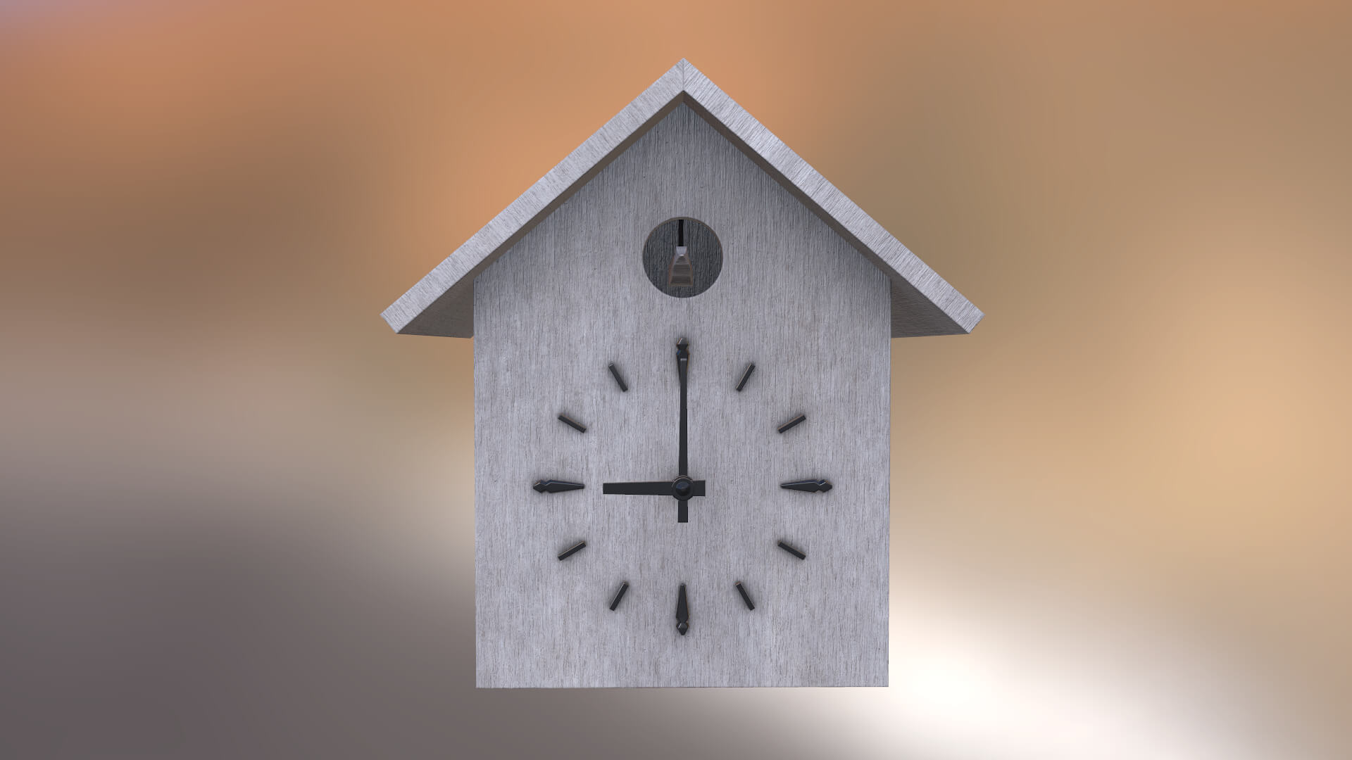 Cuckoo Clock - 3D Model by Grishmanovskij Anton