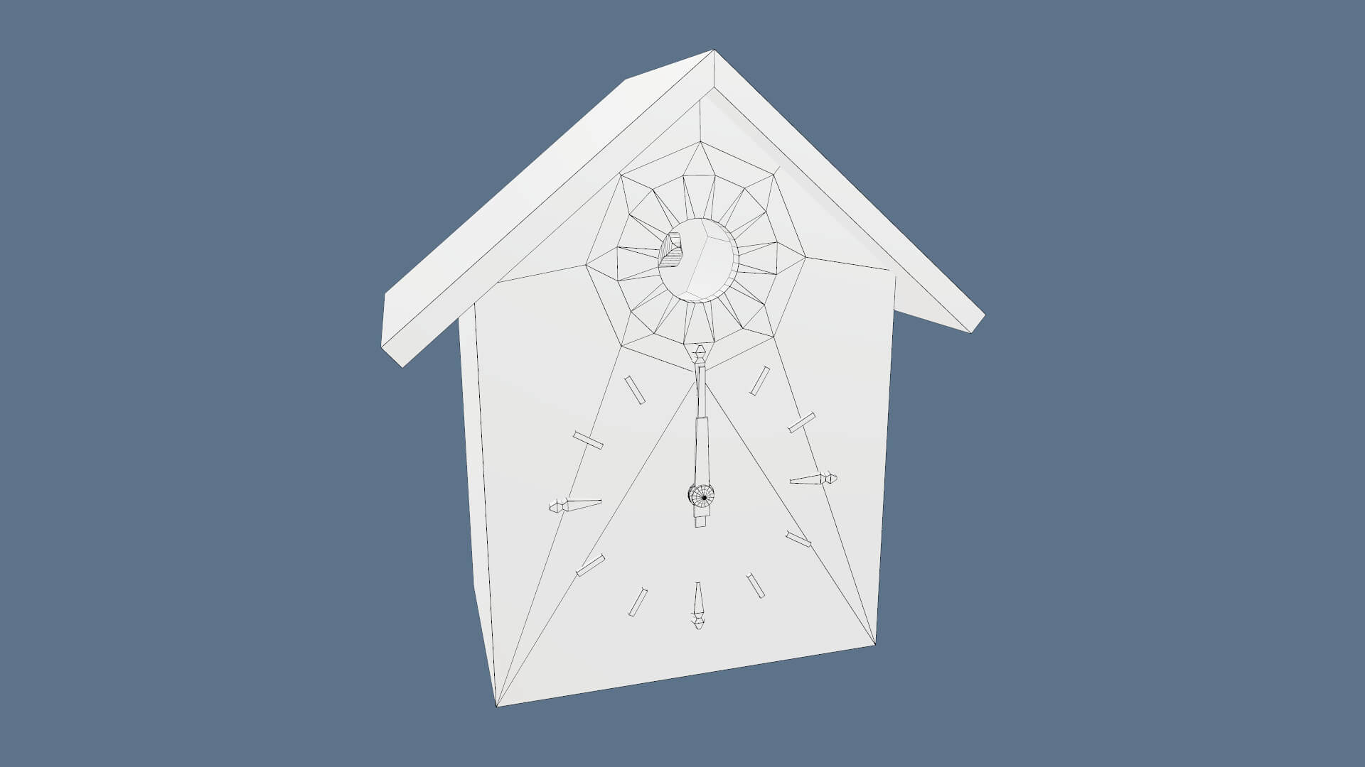 Cuckoo Clock - 3D Model by Grishmanovskij Anton