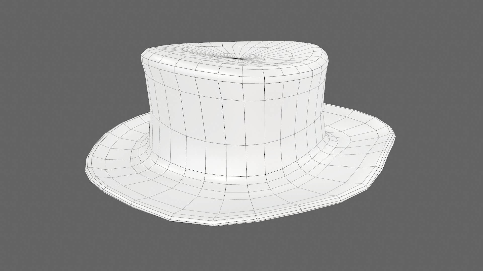 Denim Hat - 3D Model by Grishmanovskij Anton