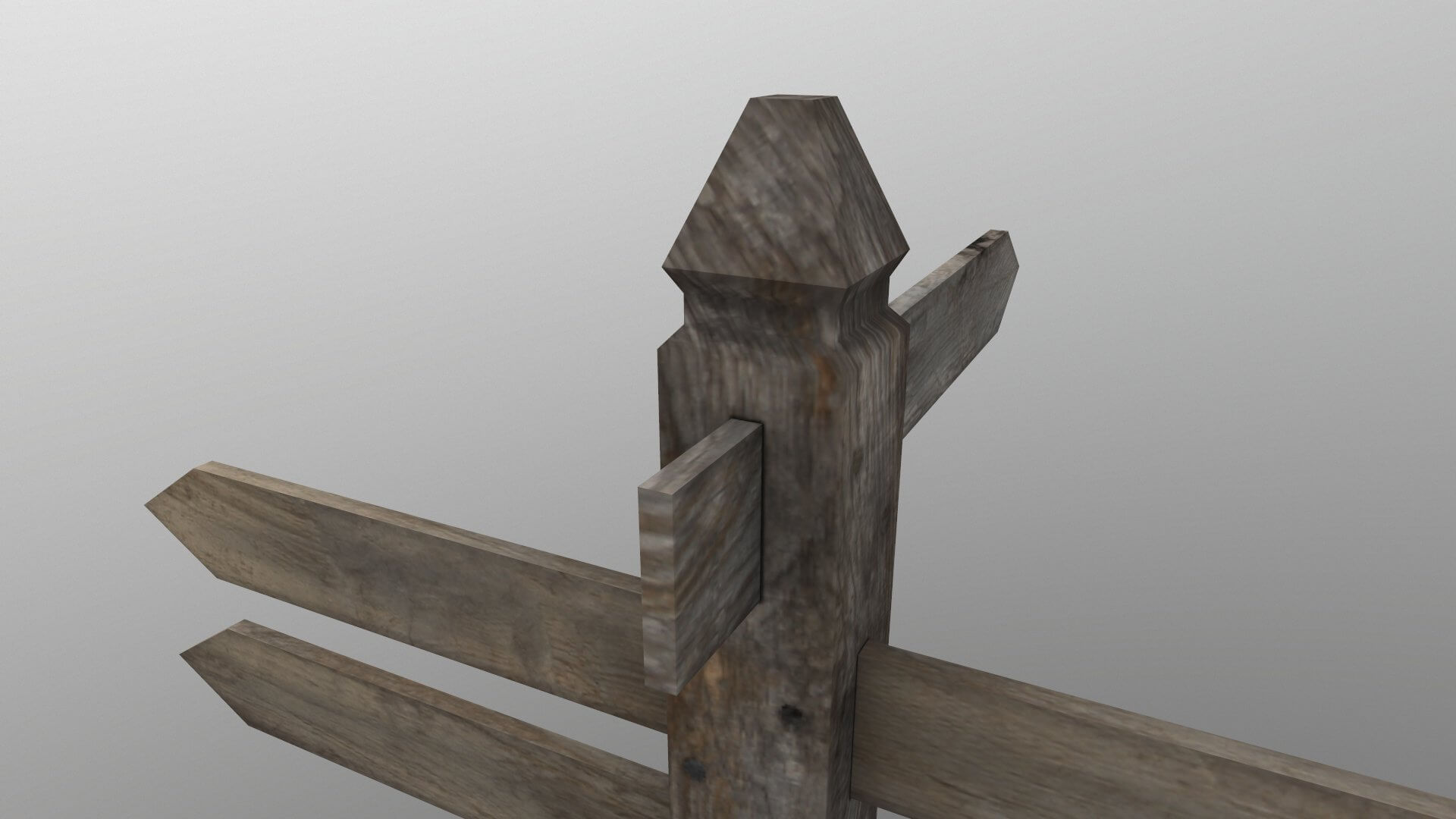 Directional Sign Post - 3D Model by Grishmanovskij Anton