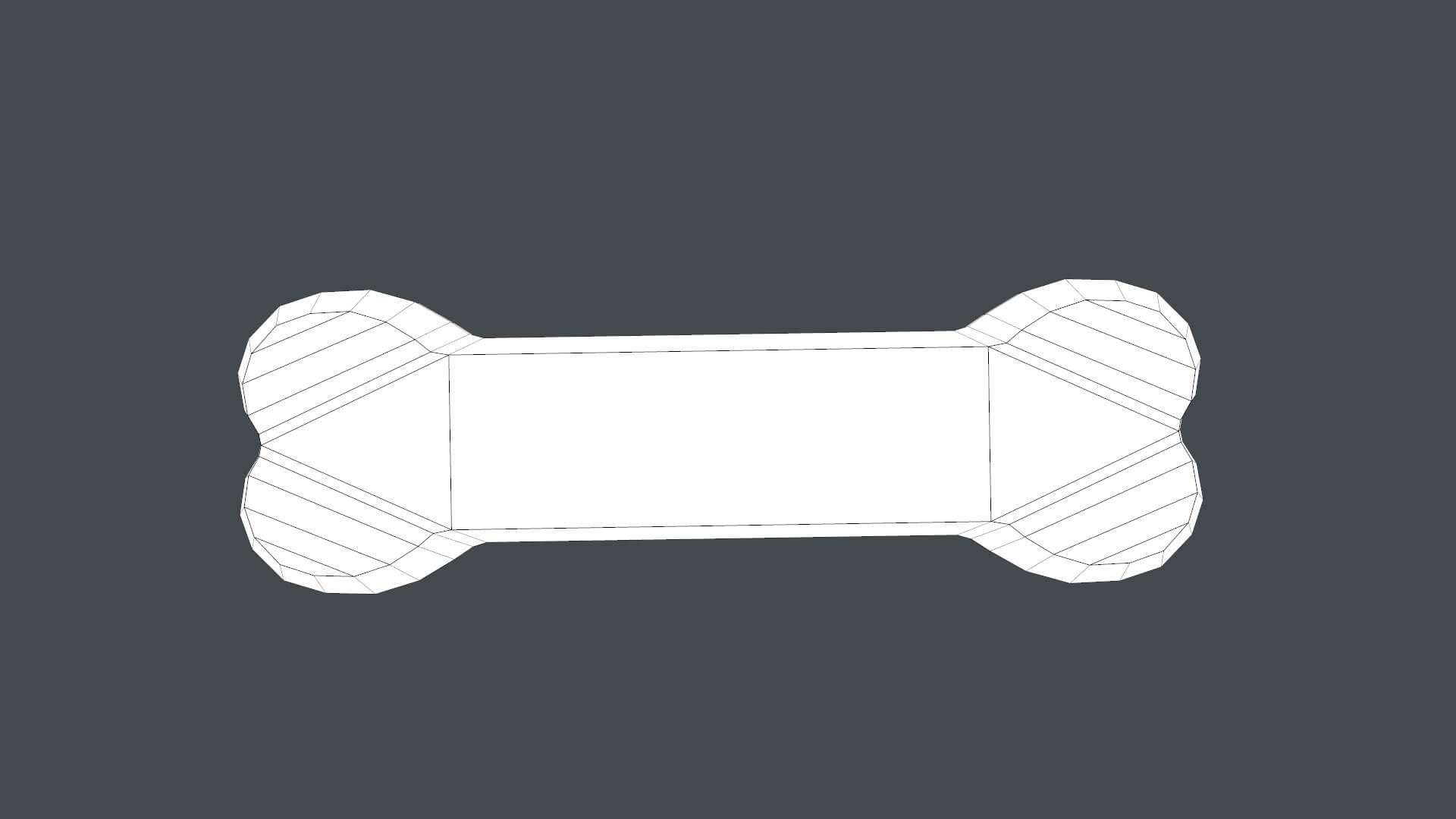 Dog Bone - 3D Model by Grishmanovskij Anton