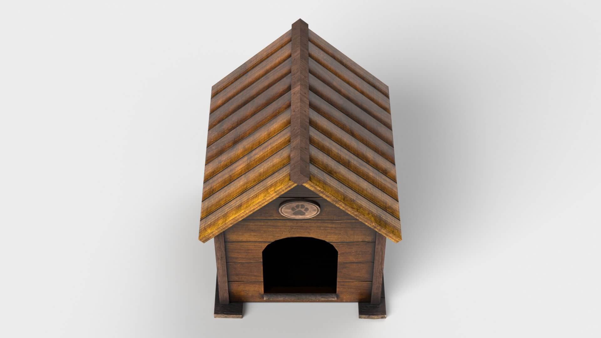 Doghouse - 3D Model by Grishmanovskij Anton