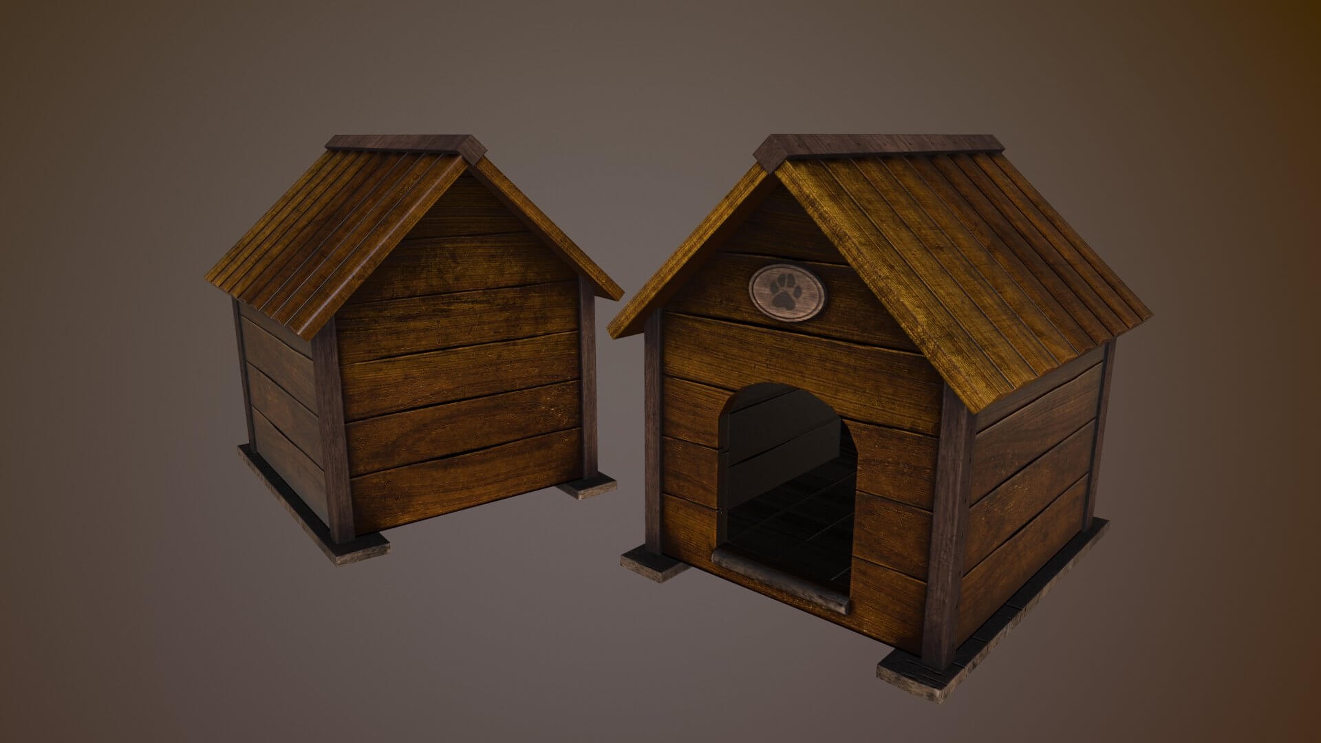 Doghouse - 3D Model by Grishmanovskij Anton