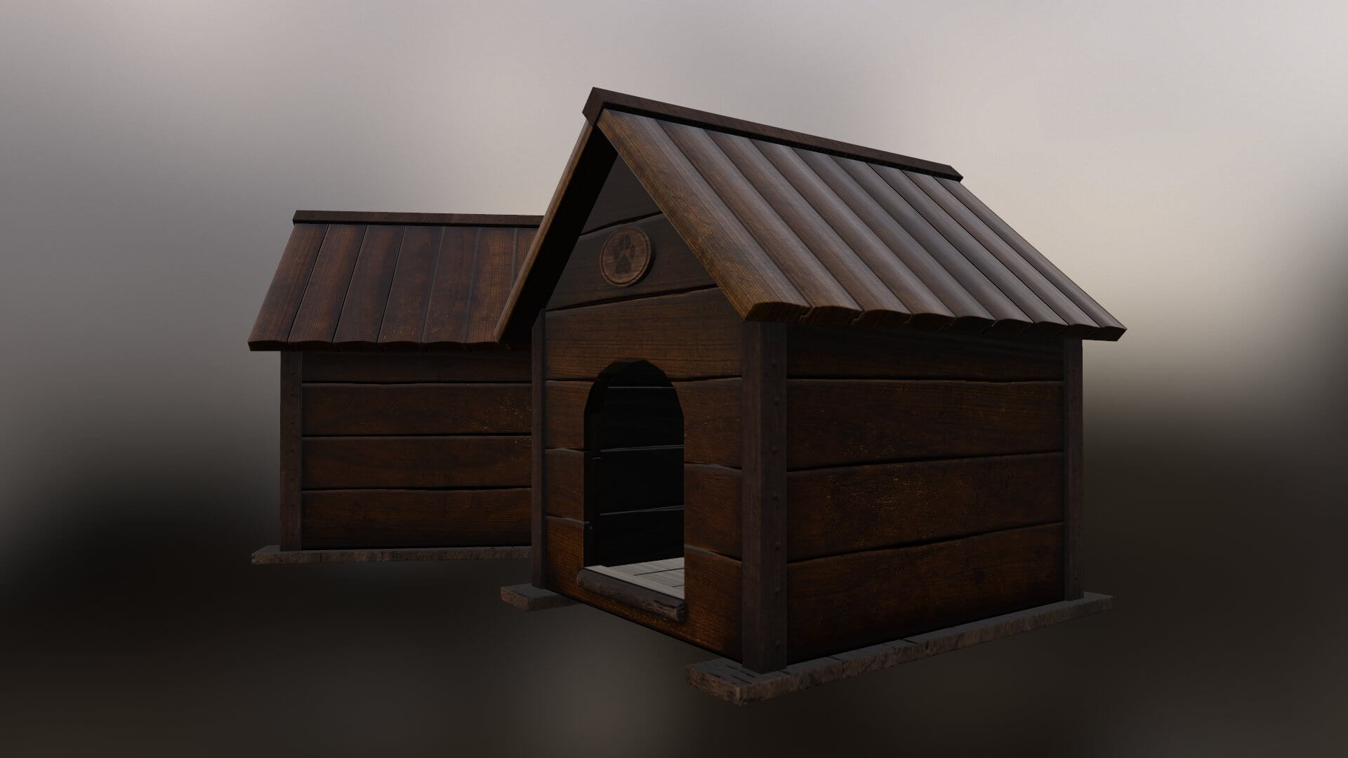 Doghouse - 3D Model by Grishmanovskij Anton