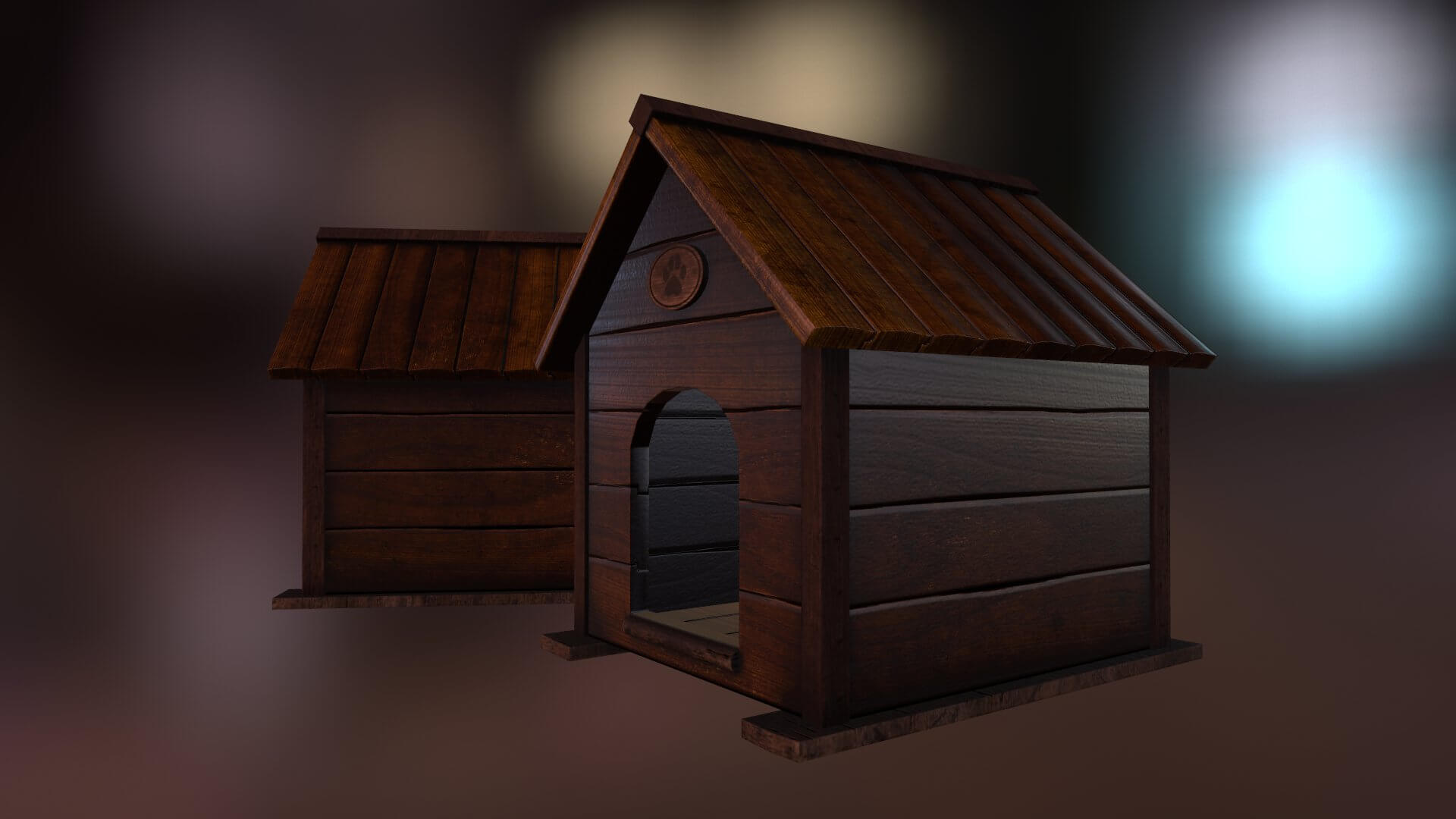 Doghouse - 3D Model by Grishmanovskij Anton