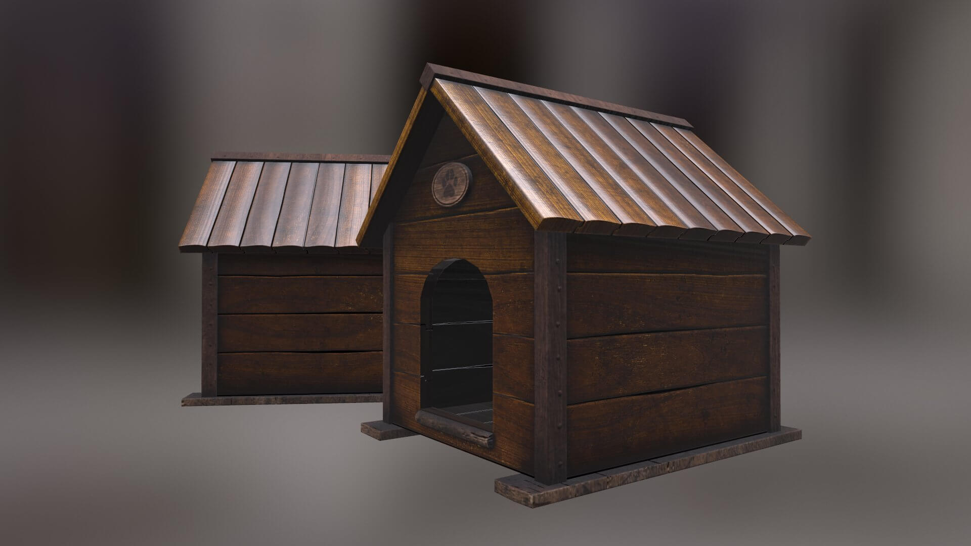 Doghouse - 3D Model by Grishmanovskij Anton