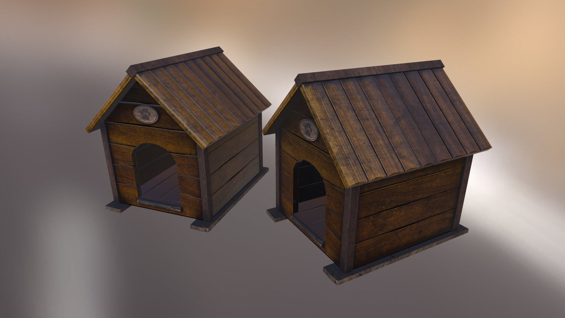 Doghouse - 3D Model by Grishmanovskij Anton