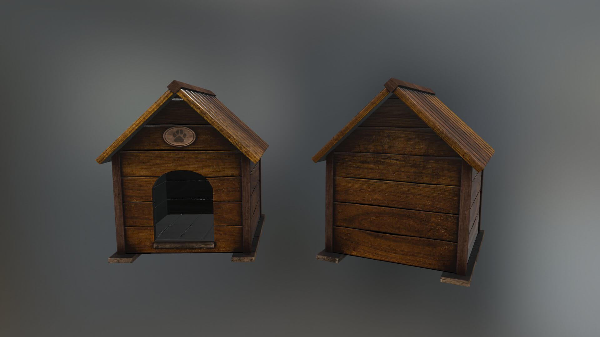 Doghouse - 3D Model by Grishmanovskij Anton