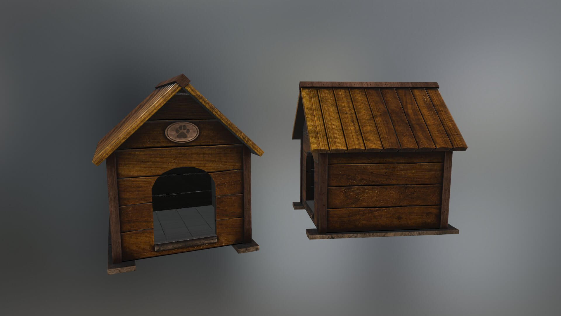 Doghouse - 3D Model by Grishmanovskij Anton