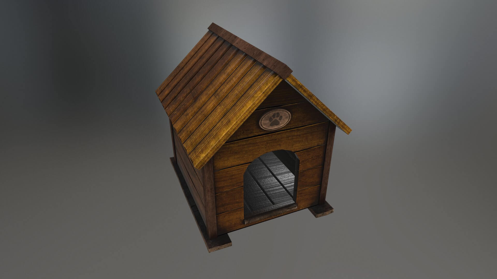Doghouse - 3D Model by Grishmanovskij Anton