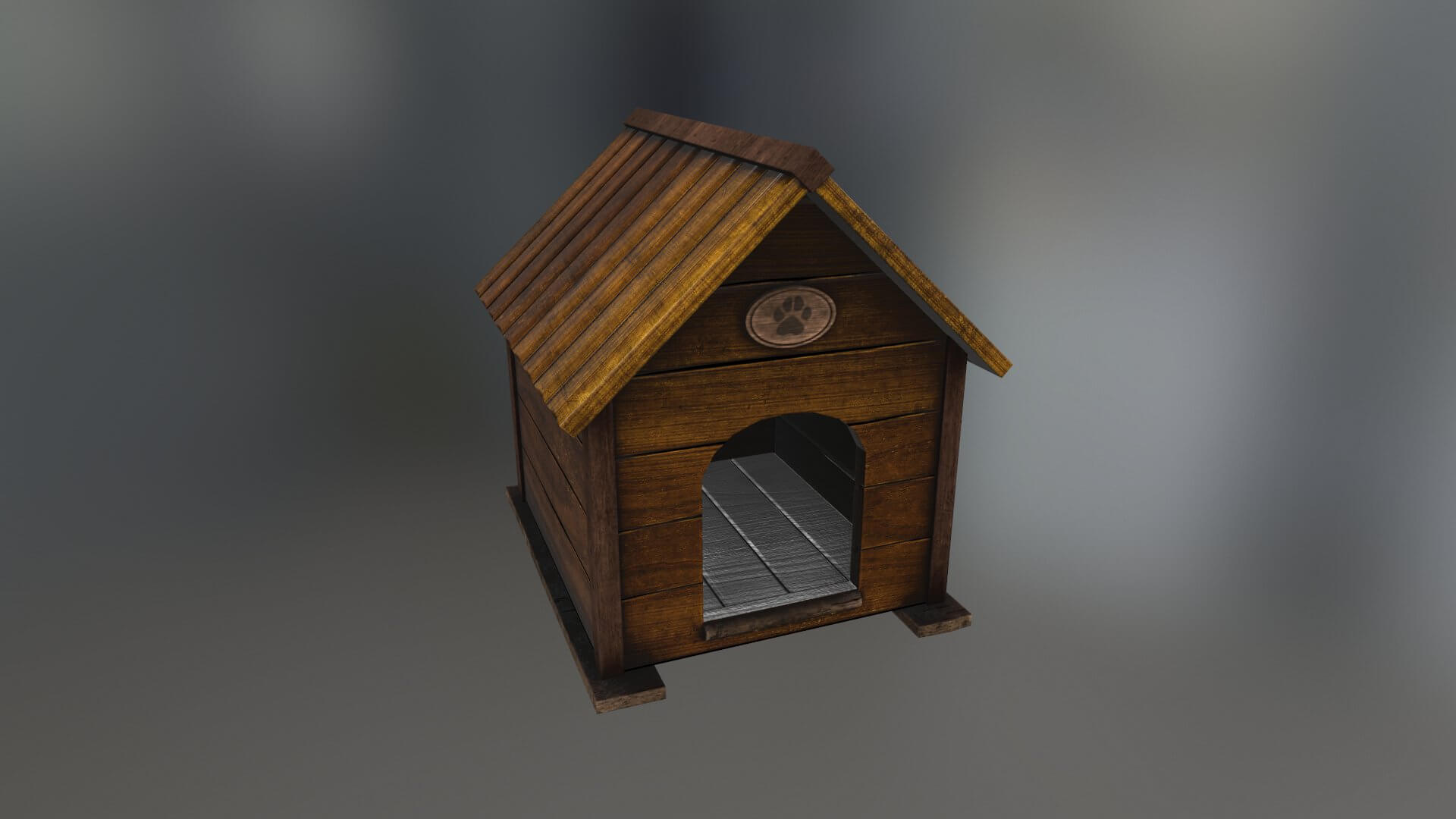 Doghouse - 3D Model by Grishmanovskij Anton