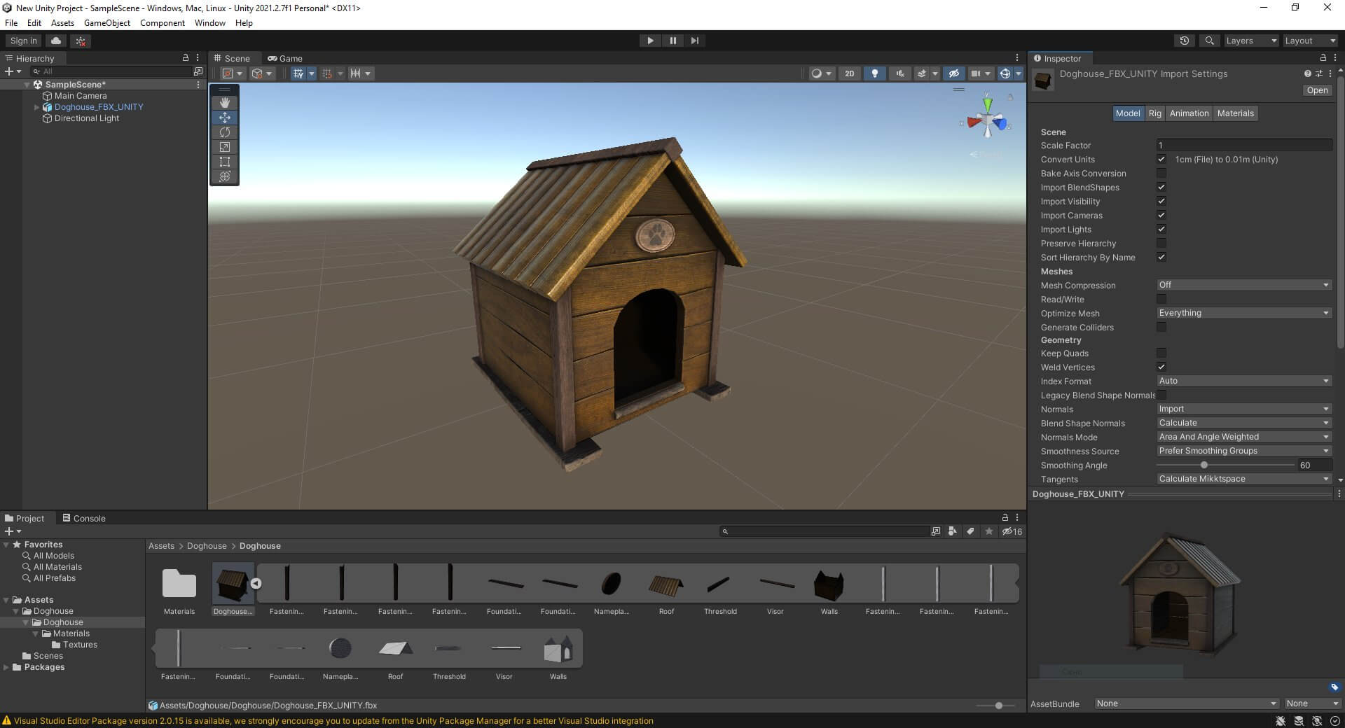 Doghouse - 3D Model by Grishmanovskij Anton