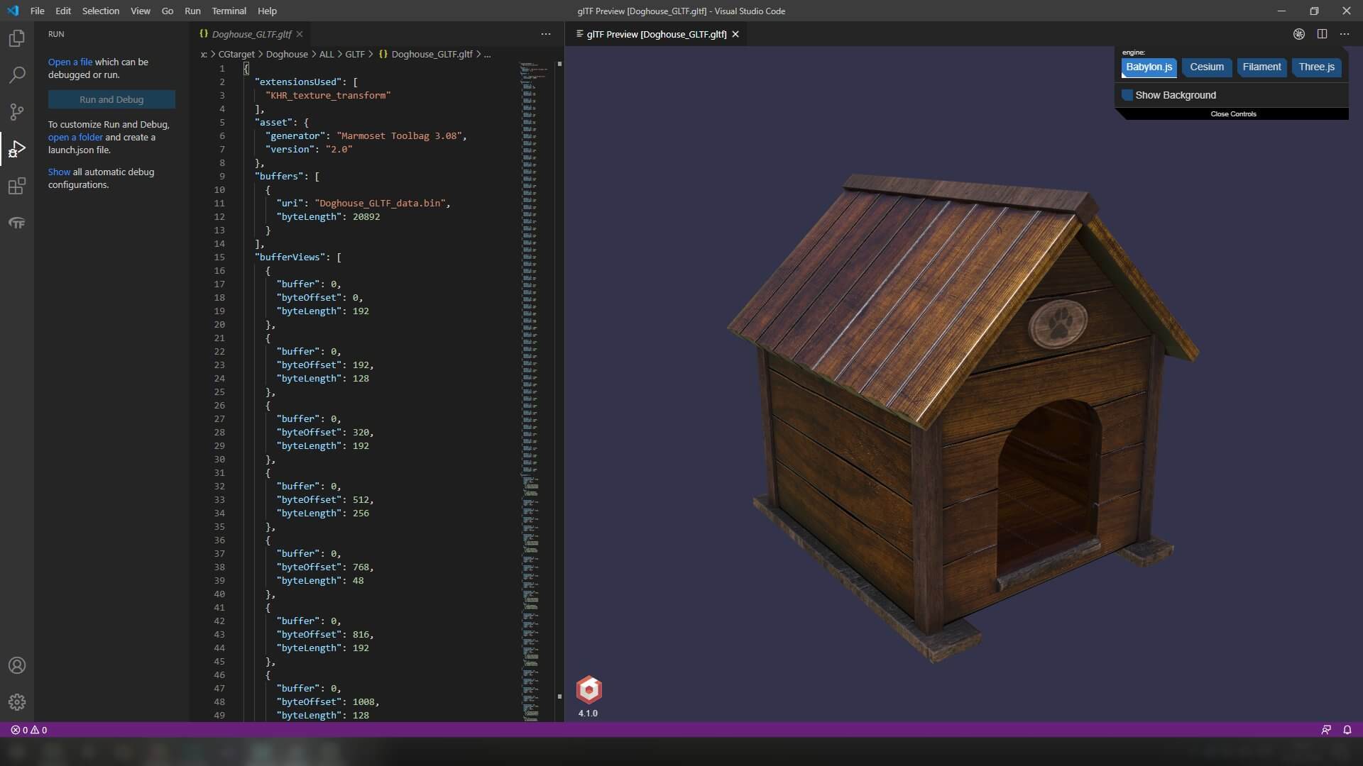 Doghouse - 3D Model by Grishmanovskij Anton